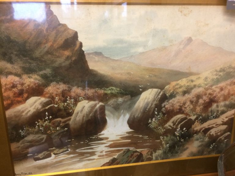 Harry Frier A Mountain Stream Running Through Rocky Moorland 1913 ...